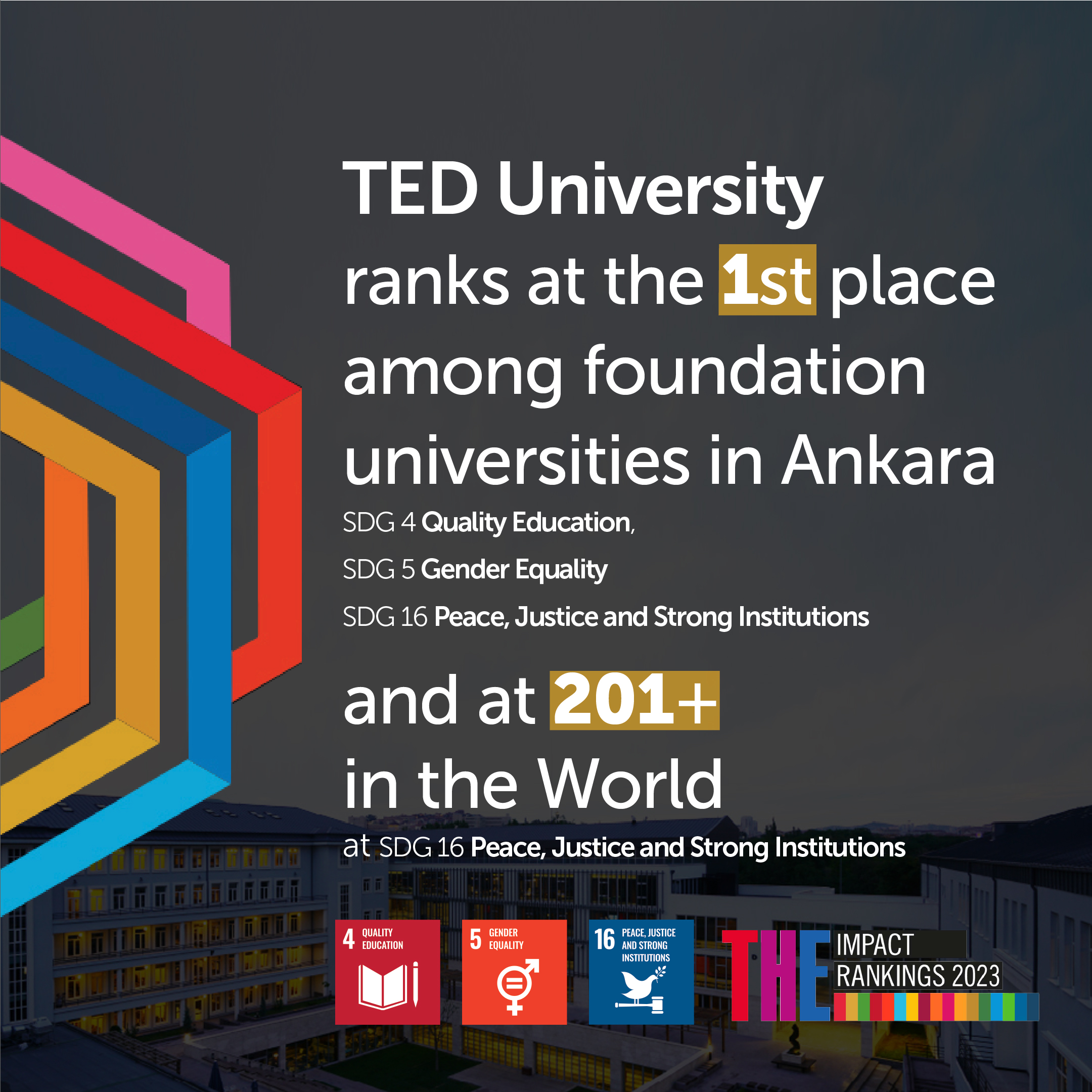 Gateway to an International Career | TED University